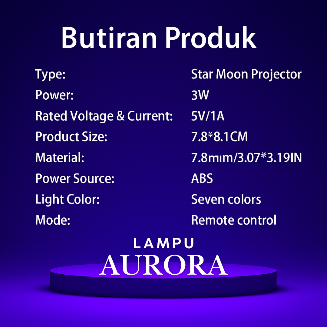 Aurora Lamp – kedaibijak.com